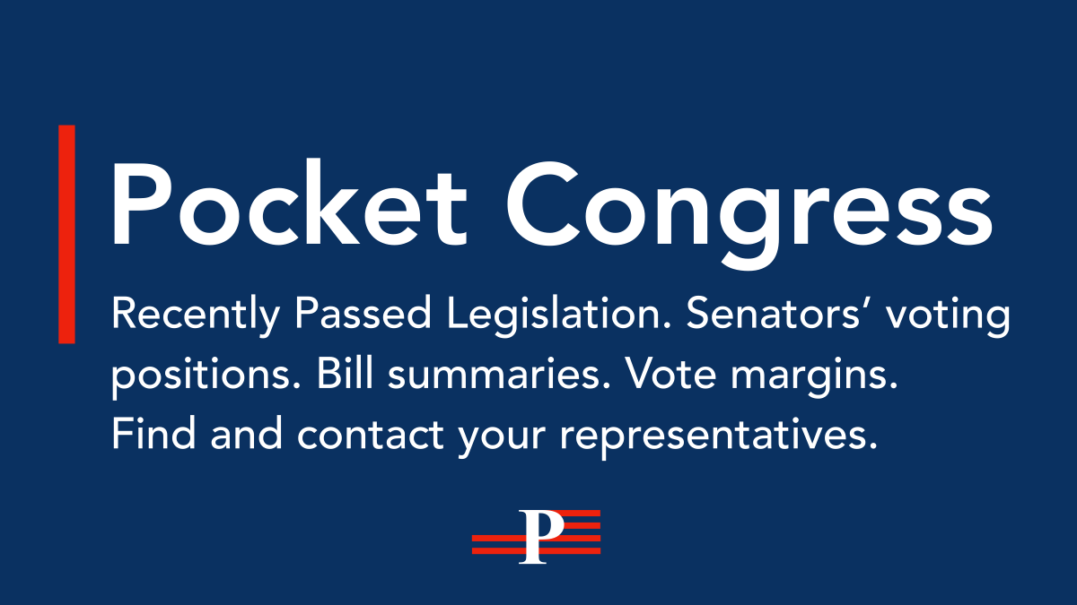 Pocket Congress: Know your representatives.